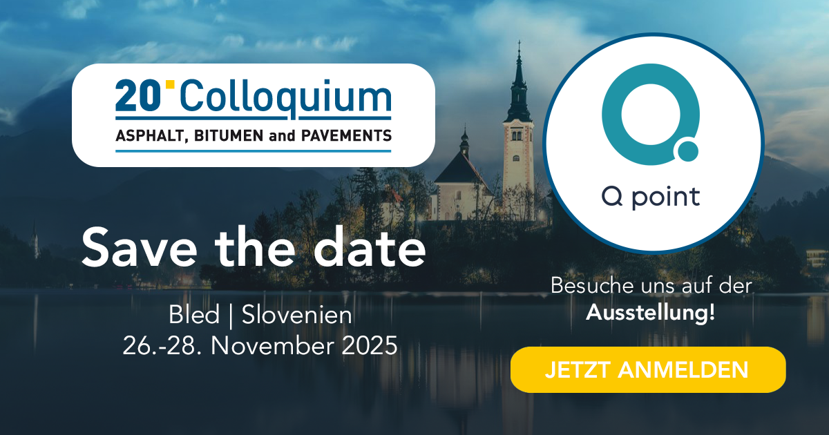 Q-Point | Besuch uns auf dem Colloquium on Asphalt, Bitumen and…